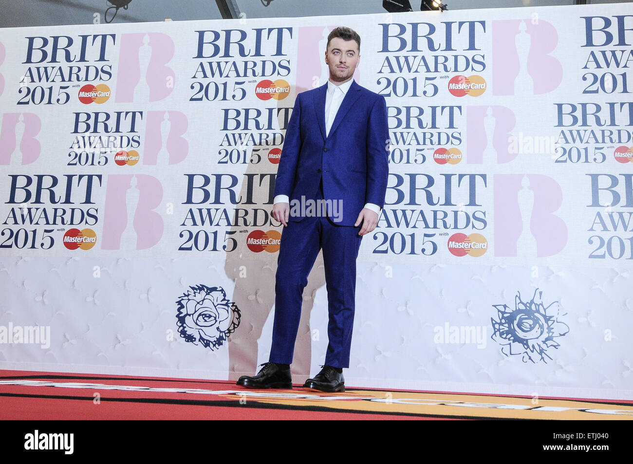 Celebrities attends the annual Brit Awards at the O2 Arena in London ...