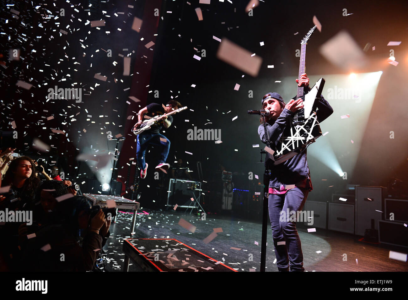 Pierce the Veil performing live in concert during their 'PTV & SWS ...