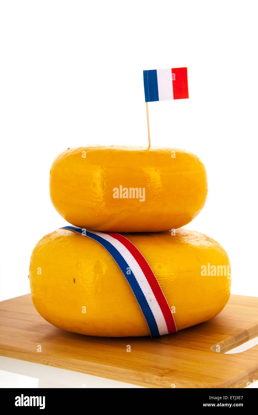 Cut french cheese blocks background hi-res stock photography and images ...