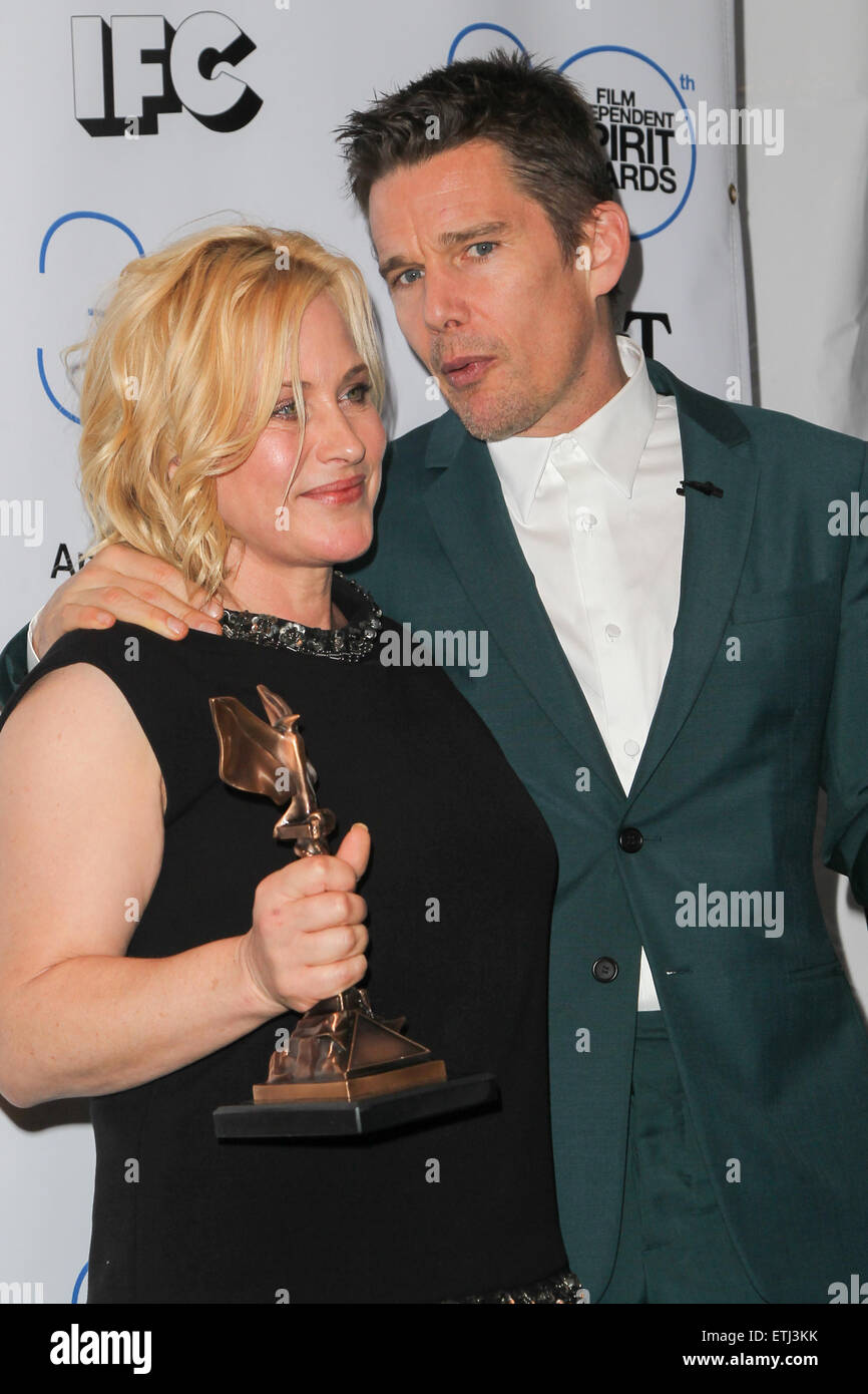 2015 Film Independent Spirit Awards - Press Room Featuring: Patricia ...