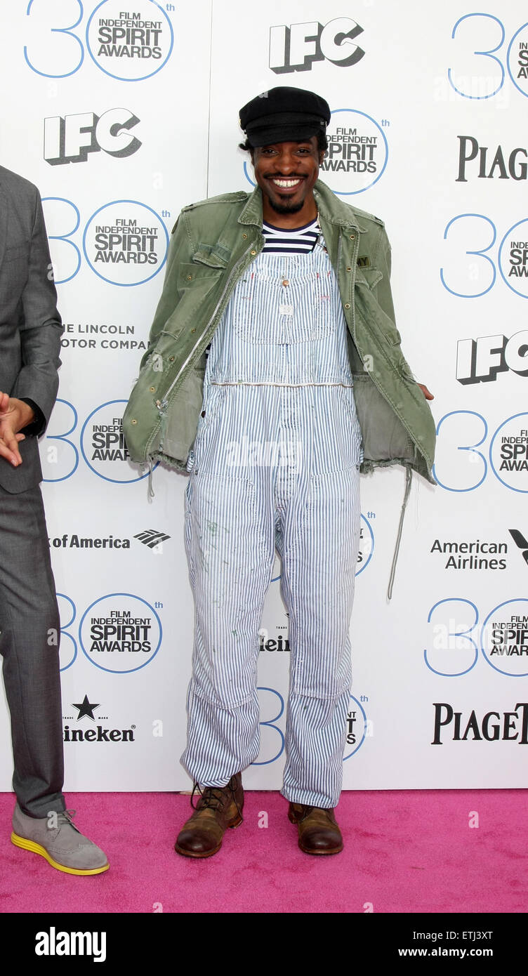 30th Film Independent Spirit Awards - Arrivals Featuring: Andre ...