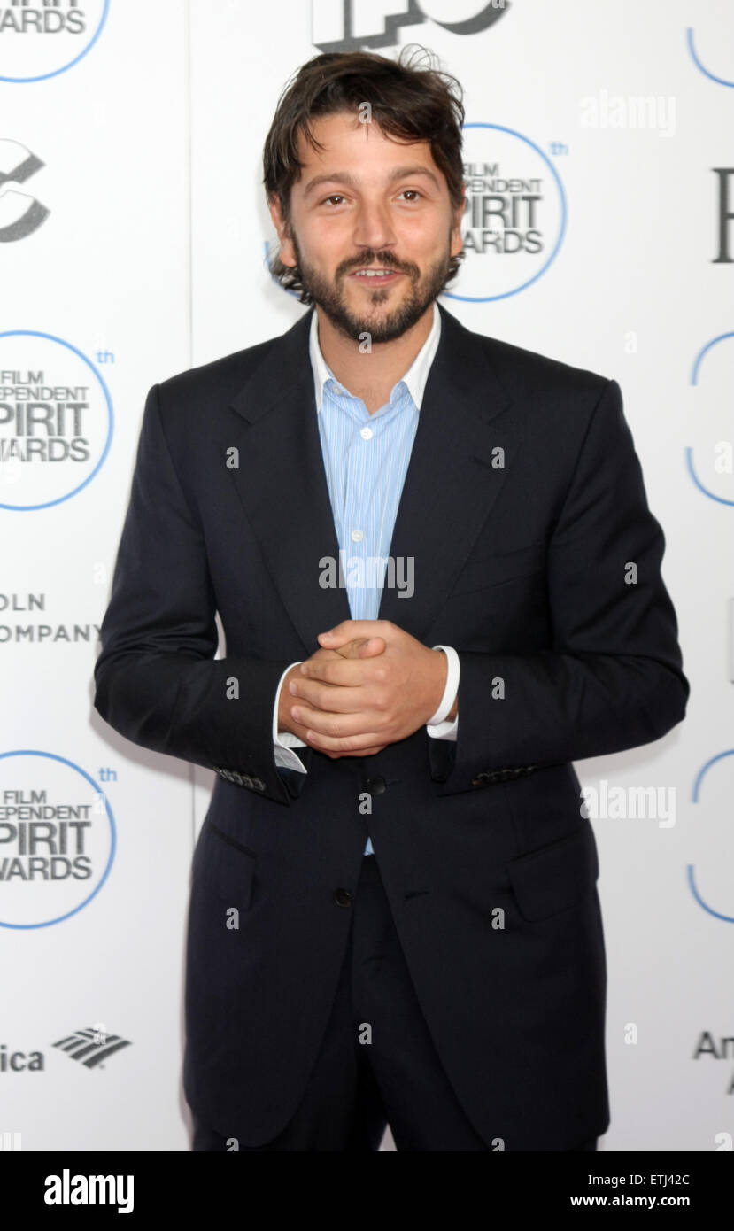 30th Film Independent Spirit Awards - Arrivals Featuring: Diego Luna ...