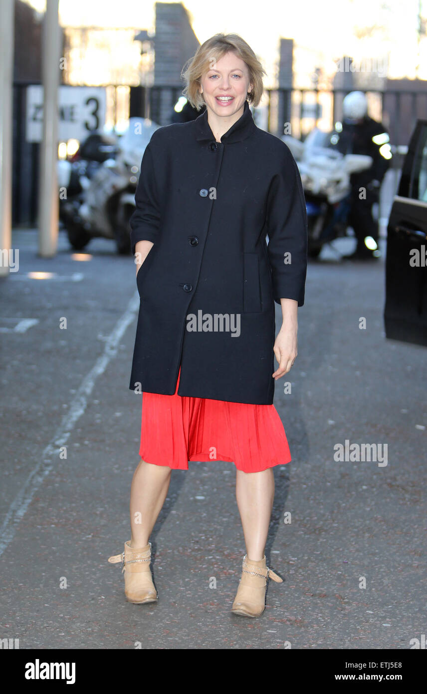 Kelly Adams outside the ITV Studios Featuring: Kelly Adams Where ...