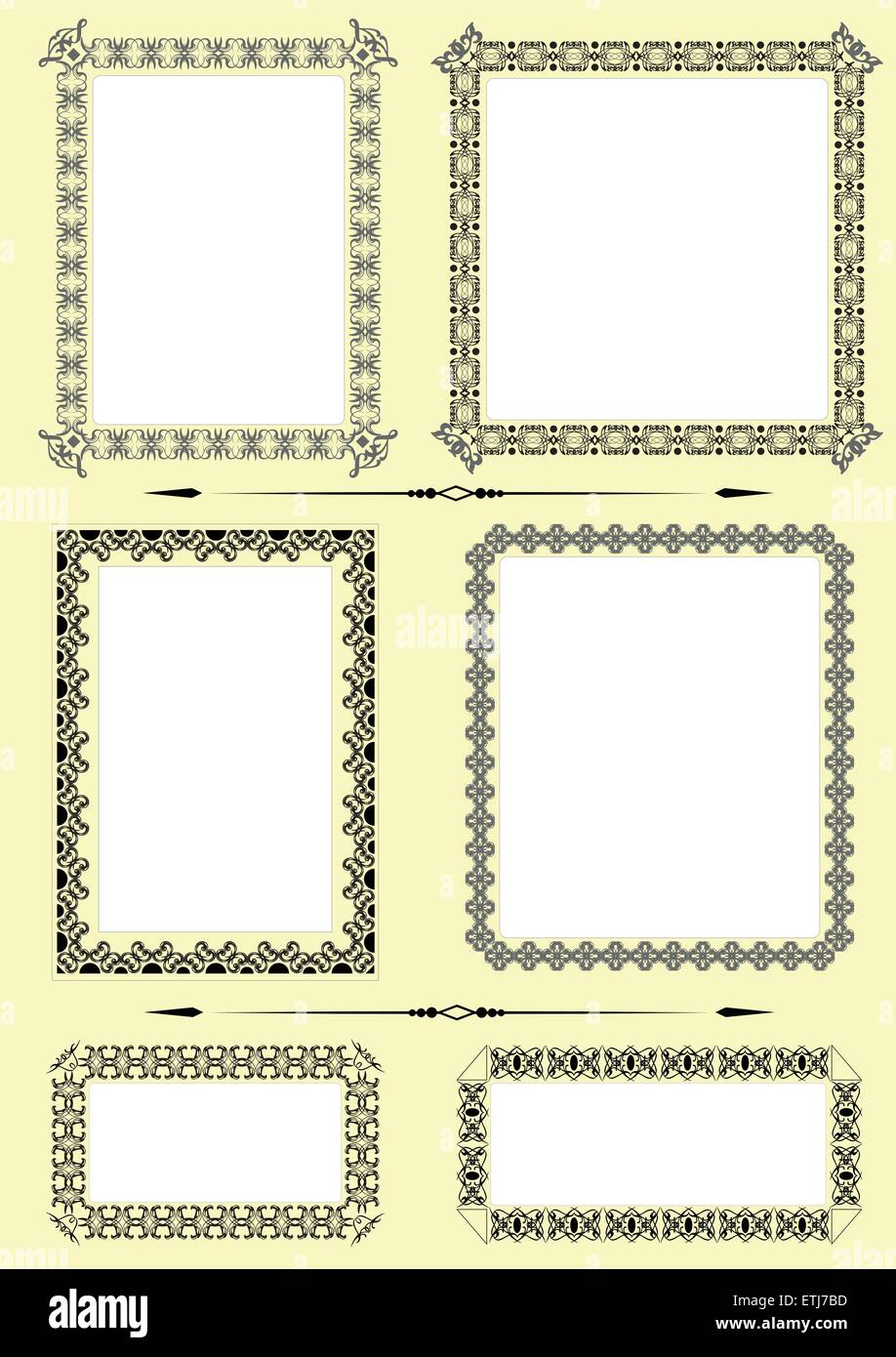 Sample frames hi-res stock photography and images - Alamy