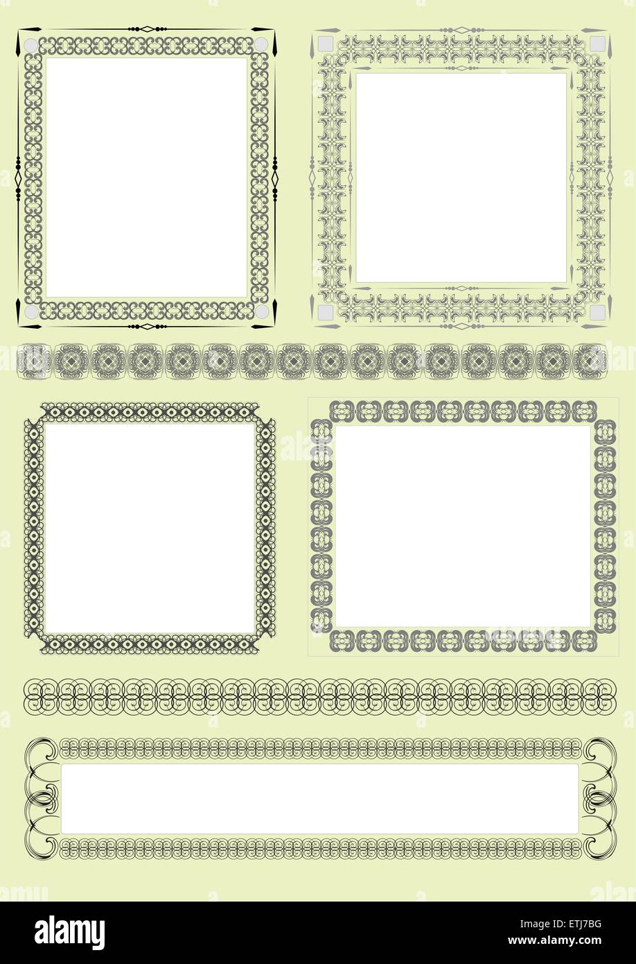 Sample frames hi-res stock photography and images - Alamy