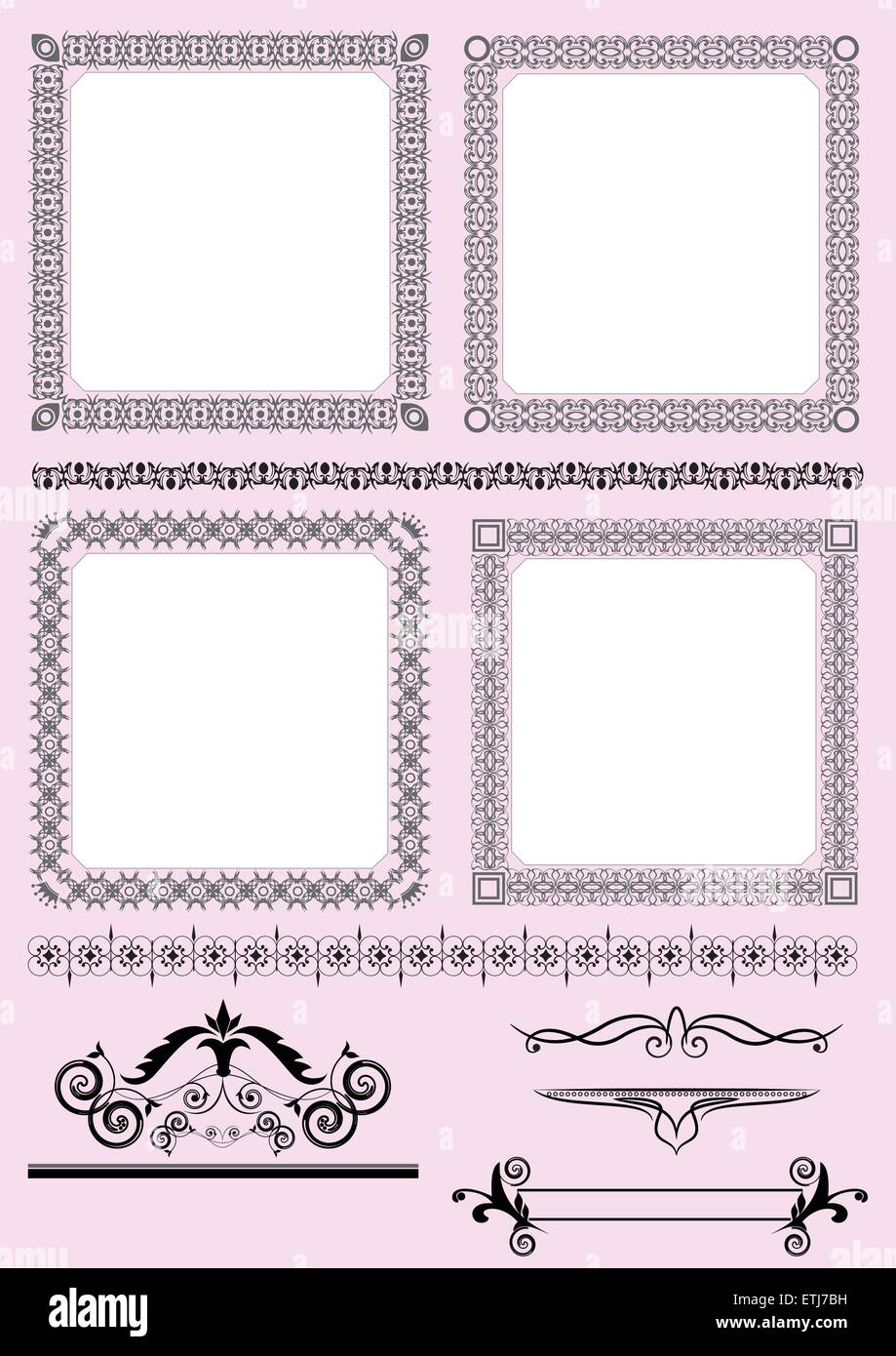 Sample frames hi-res stock photography and images - Alamy