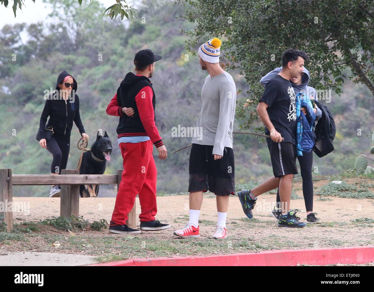 Miley Cyrus, Nicole Richie, and Patrick Schwarzenegger spotted together ...