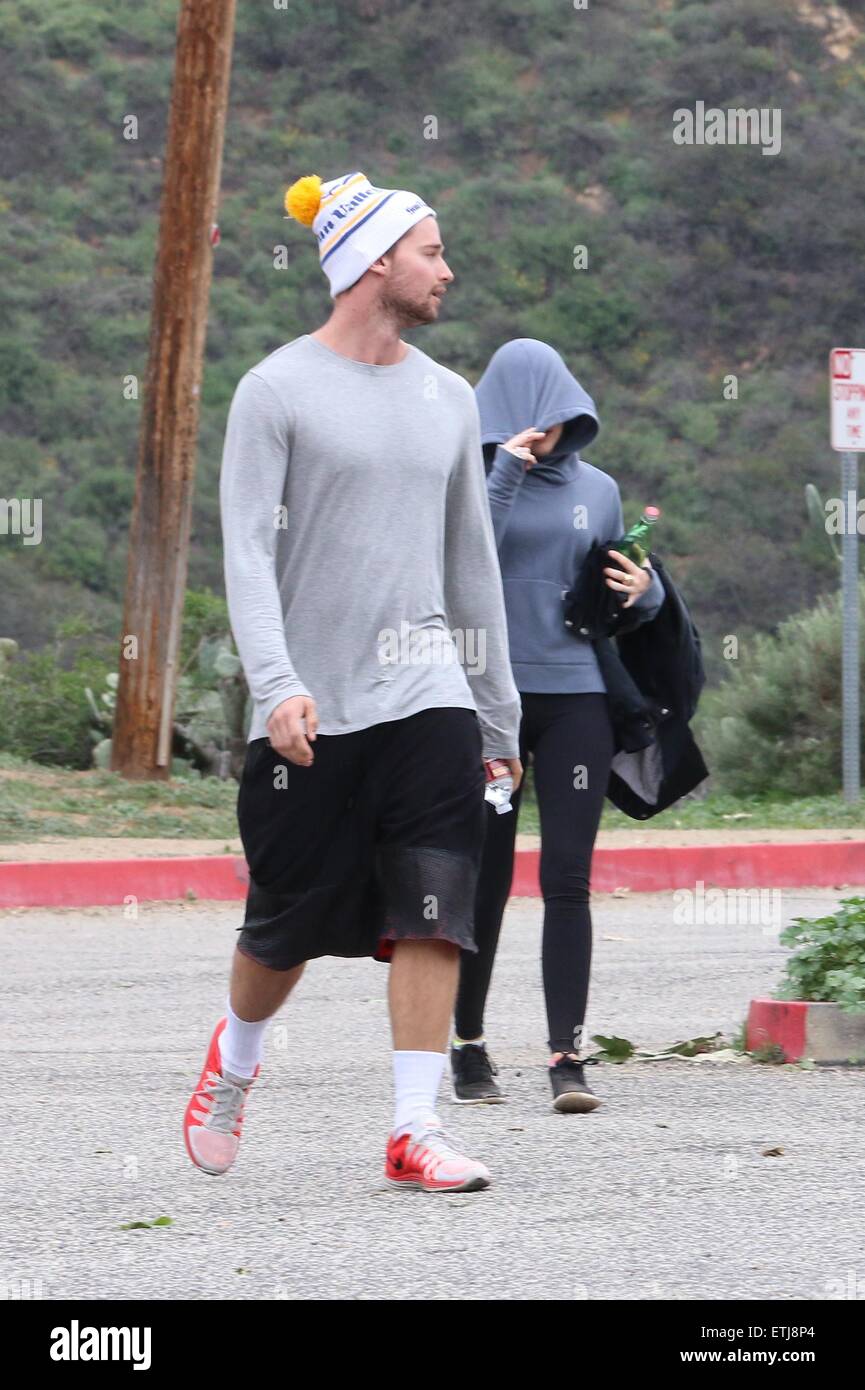 Patrick schwarzenegger miley cyrus hi-res stock photography and images ...