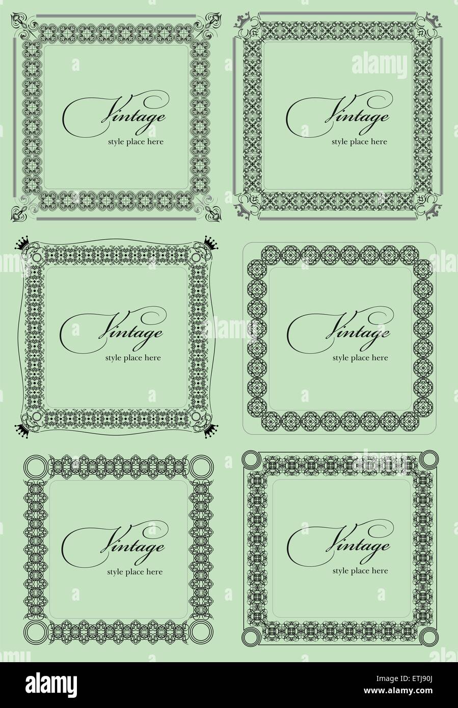 Sample frames hi-res stock photography and images - Alamy