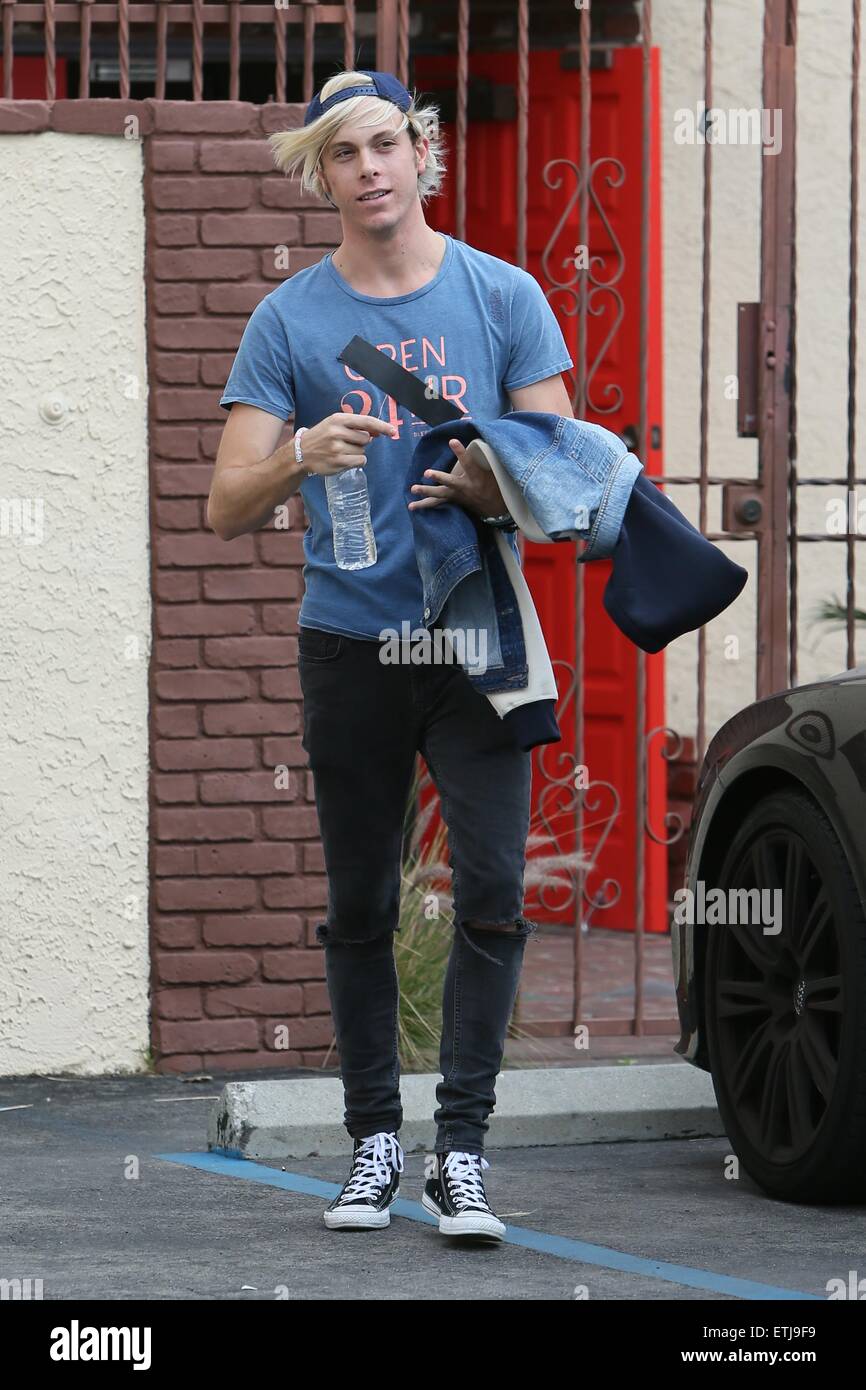 Riker Lynch arrives at dance rehearsal for 'Dancing with the Stars ...