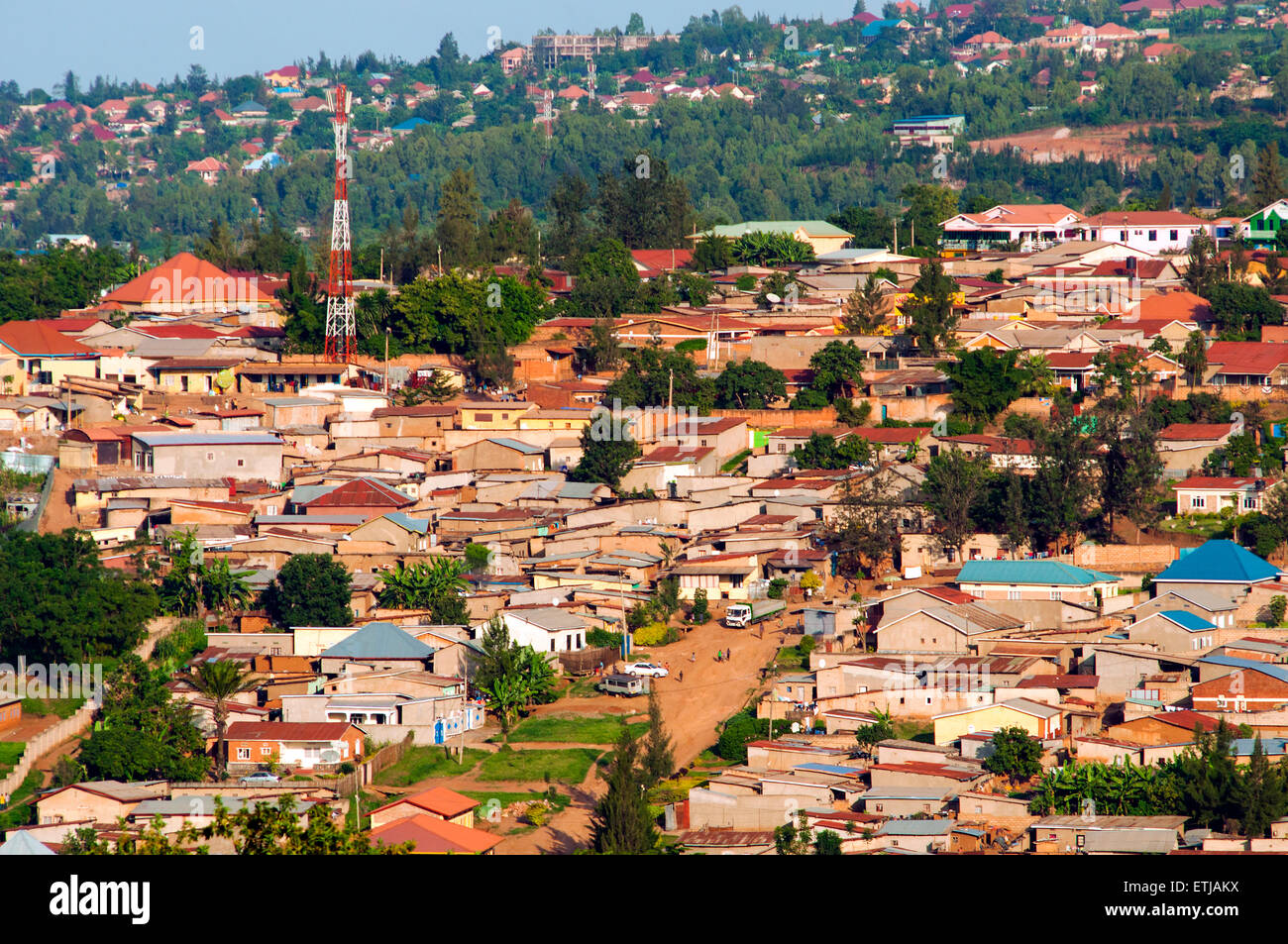 Kigali aerial hi-res stock photography and images - Alamy