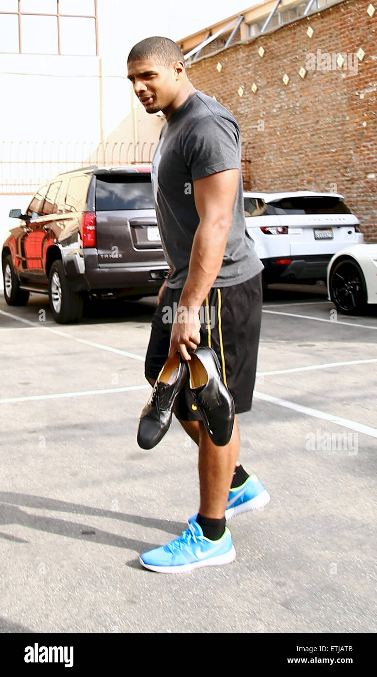 Celebrities at the dance studio for 'Dancing With The Stars' rehearsals ...