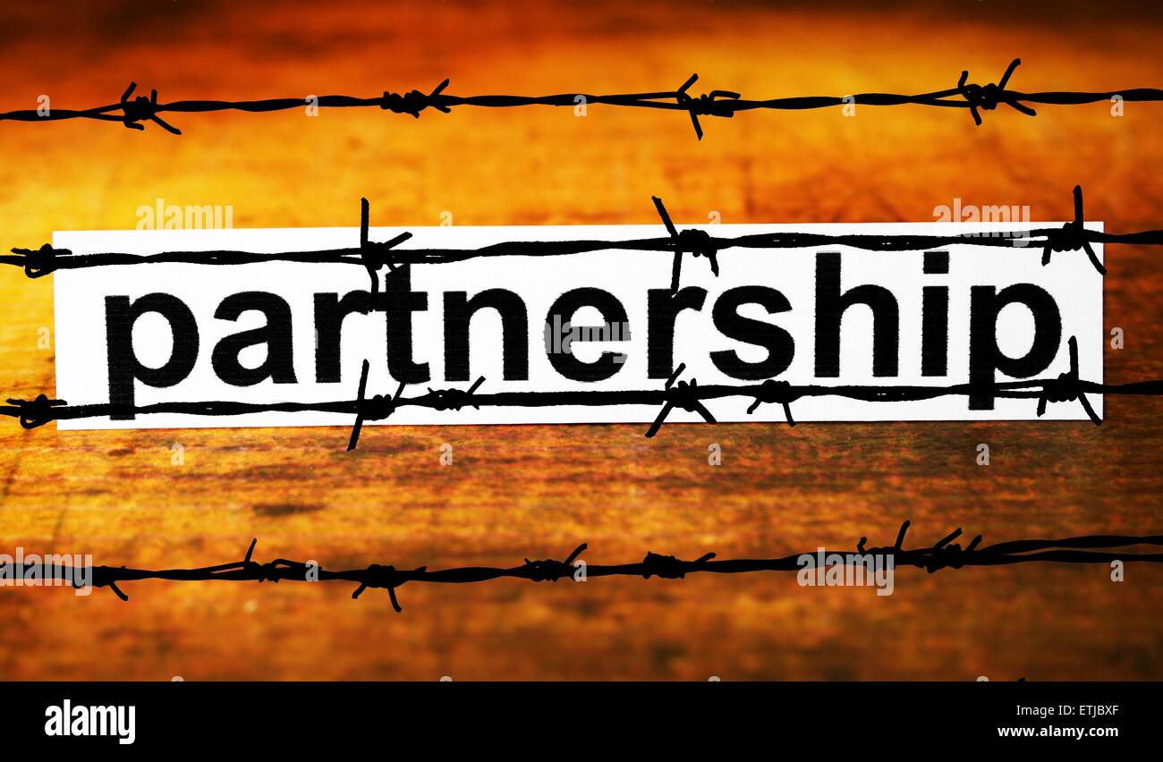 No Partnership concept Stock Photo - Alamy