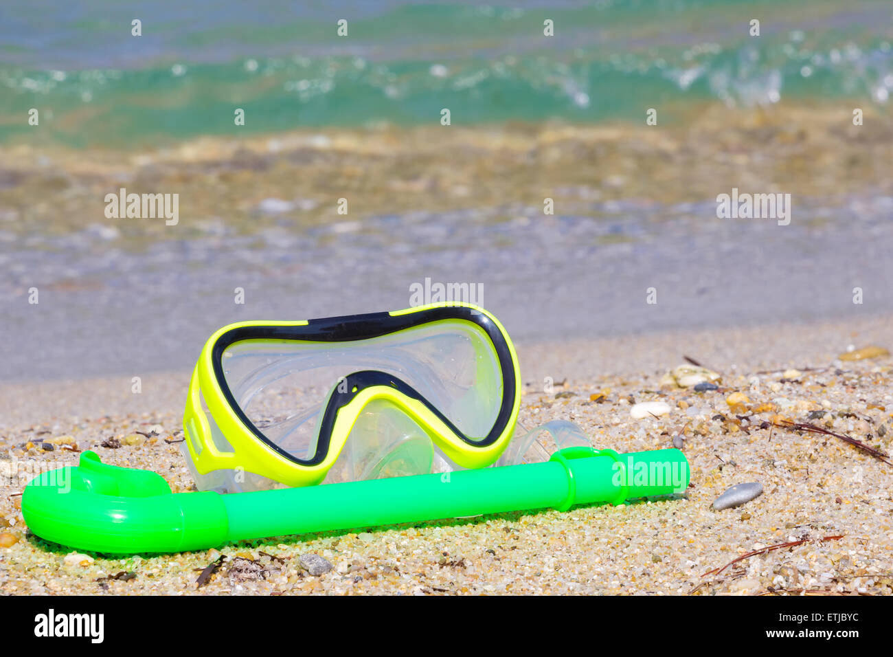 Diving mask for enjoying the sea Stock Photo - Alamy