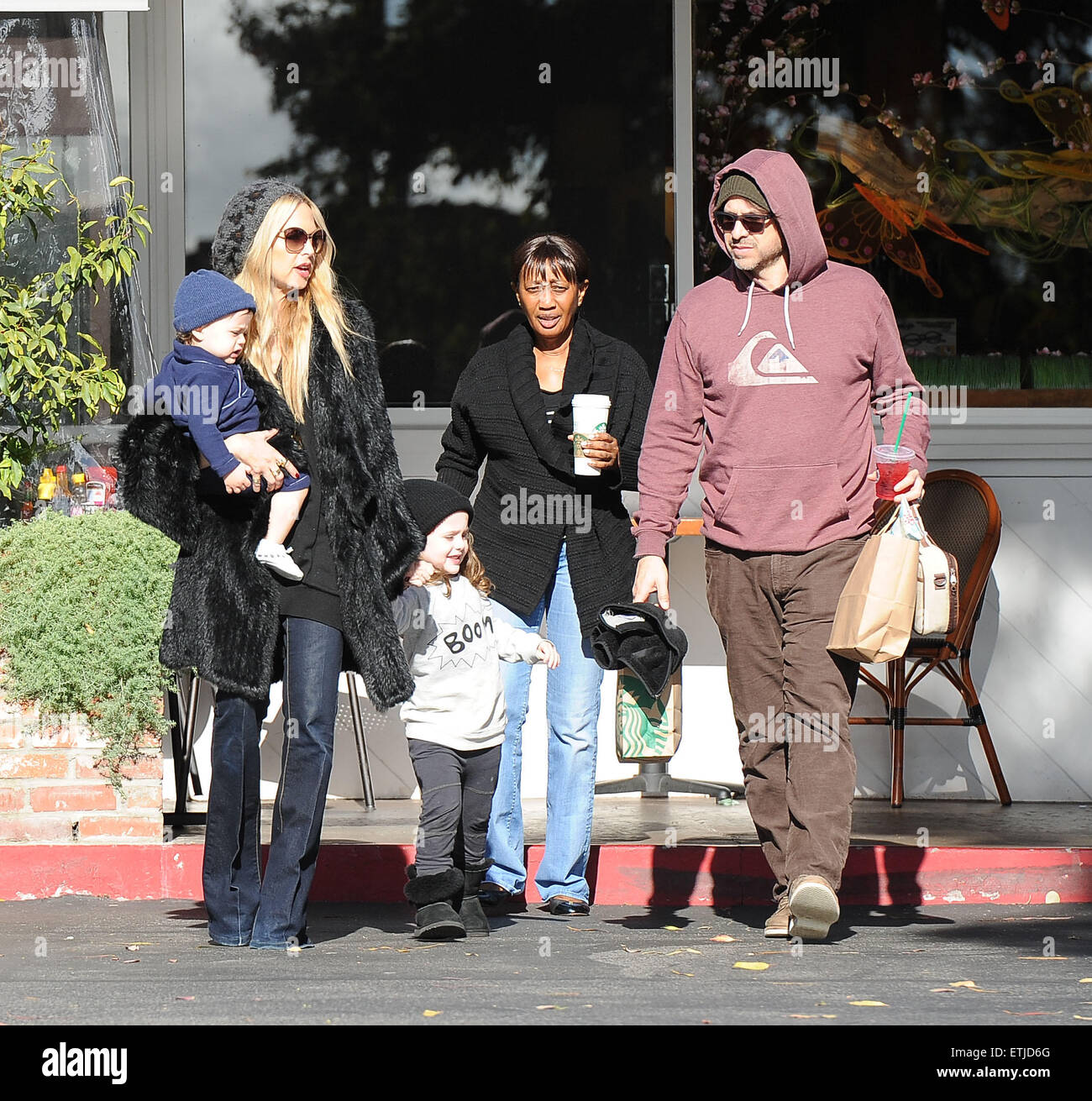 Rachel Zoe and her husband Rodger Berman take their children on a ...