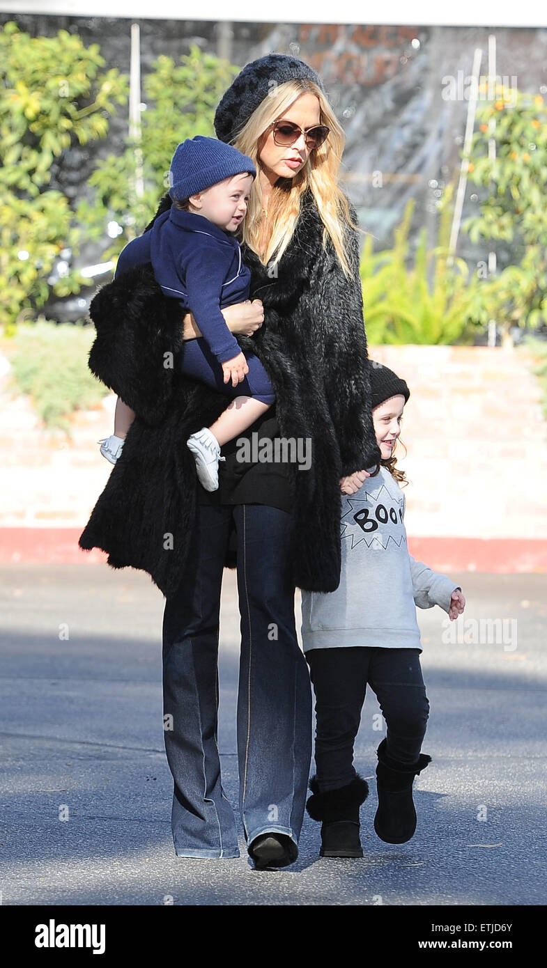 Rachel Zoe and her husband Rodger Berman take their children on a ...