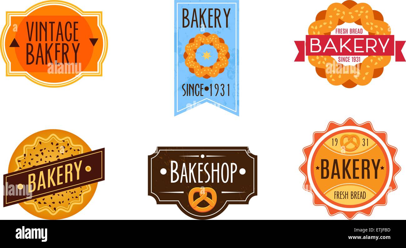 Retro Bakery Logos