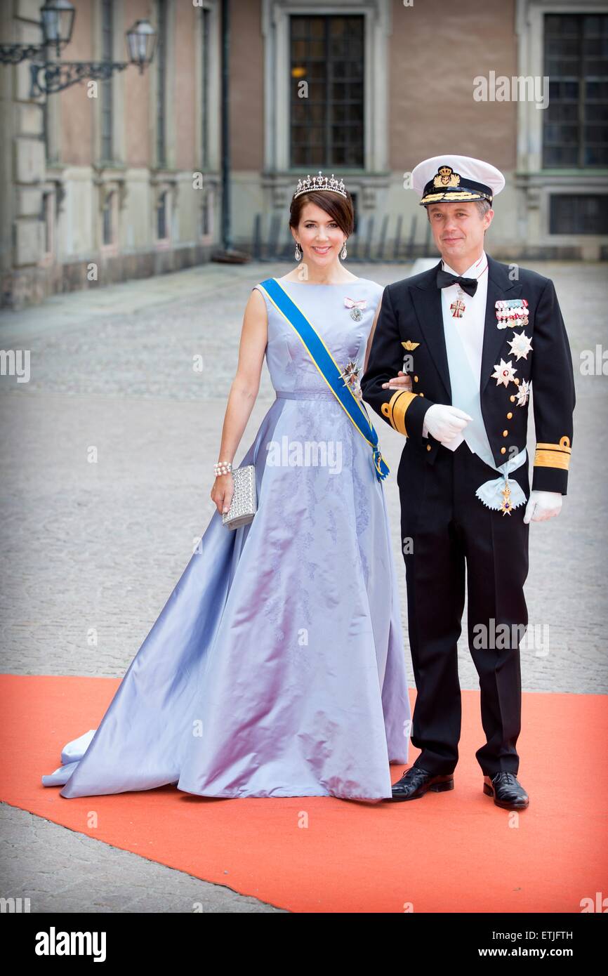 Princess mary red dress hi-res stock photography and images - Alamy