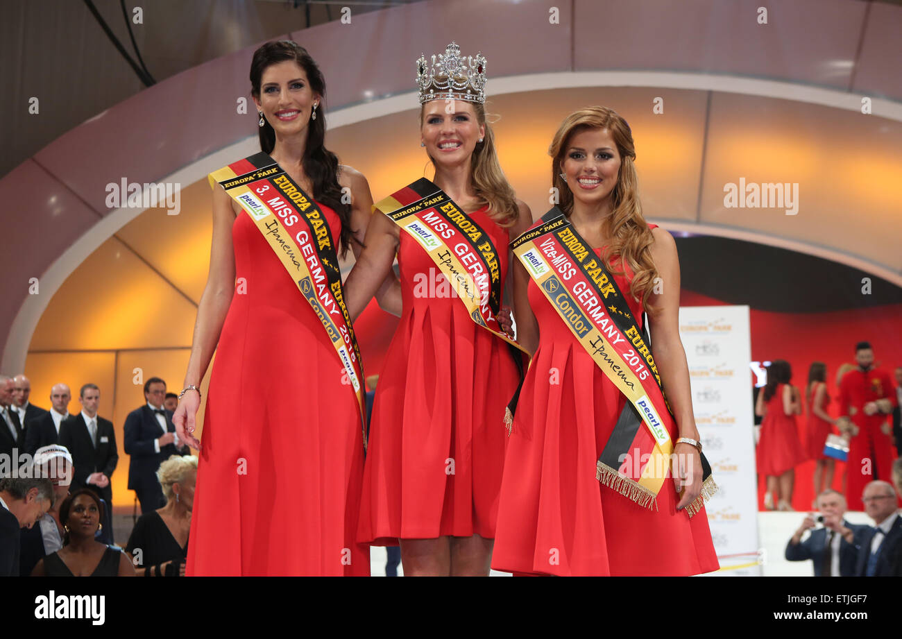 Beauty contest for the election of Miss Germany 2015 at Europa Park ...