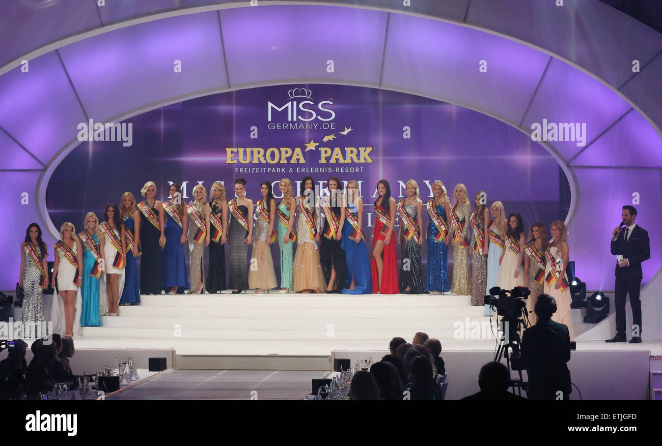 Beauty contest for the election of Miss Germany 2015 at Europa Park ...