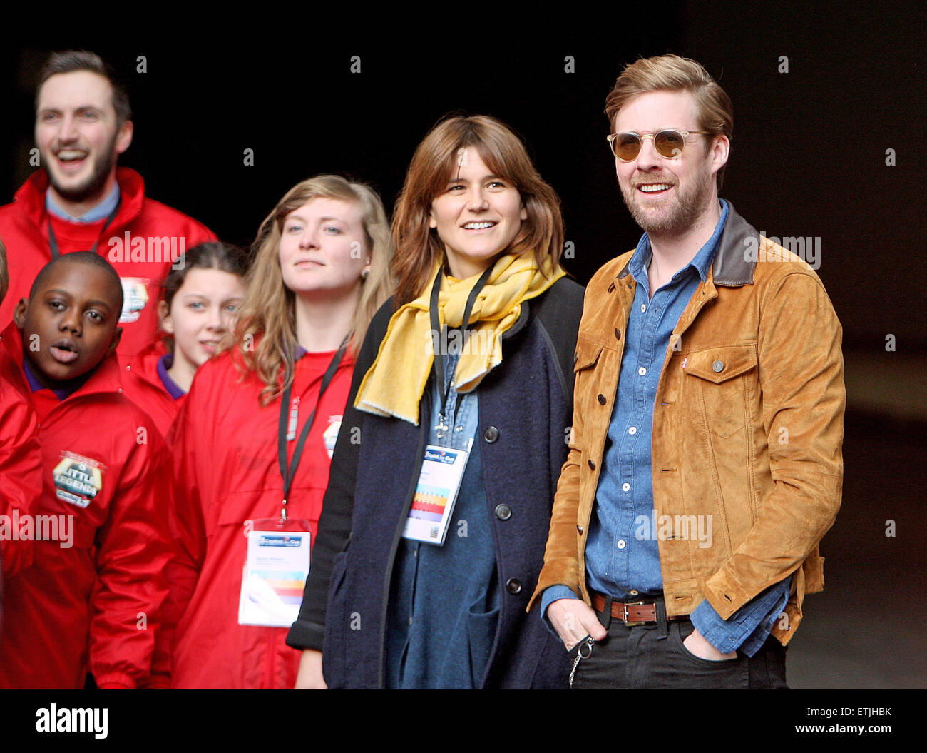 Kaiser Chiefs frontman and The Voice judge Ricky Wilson at Wembley ...