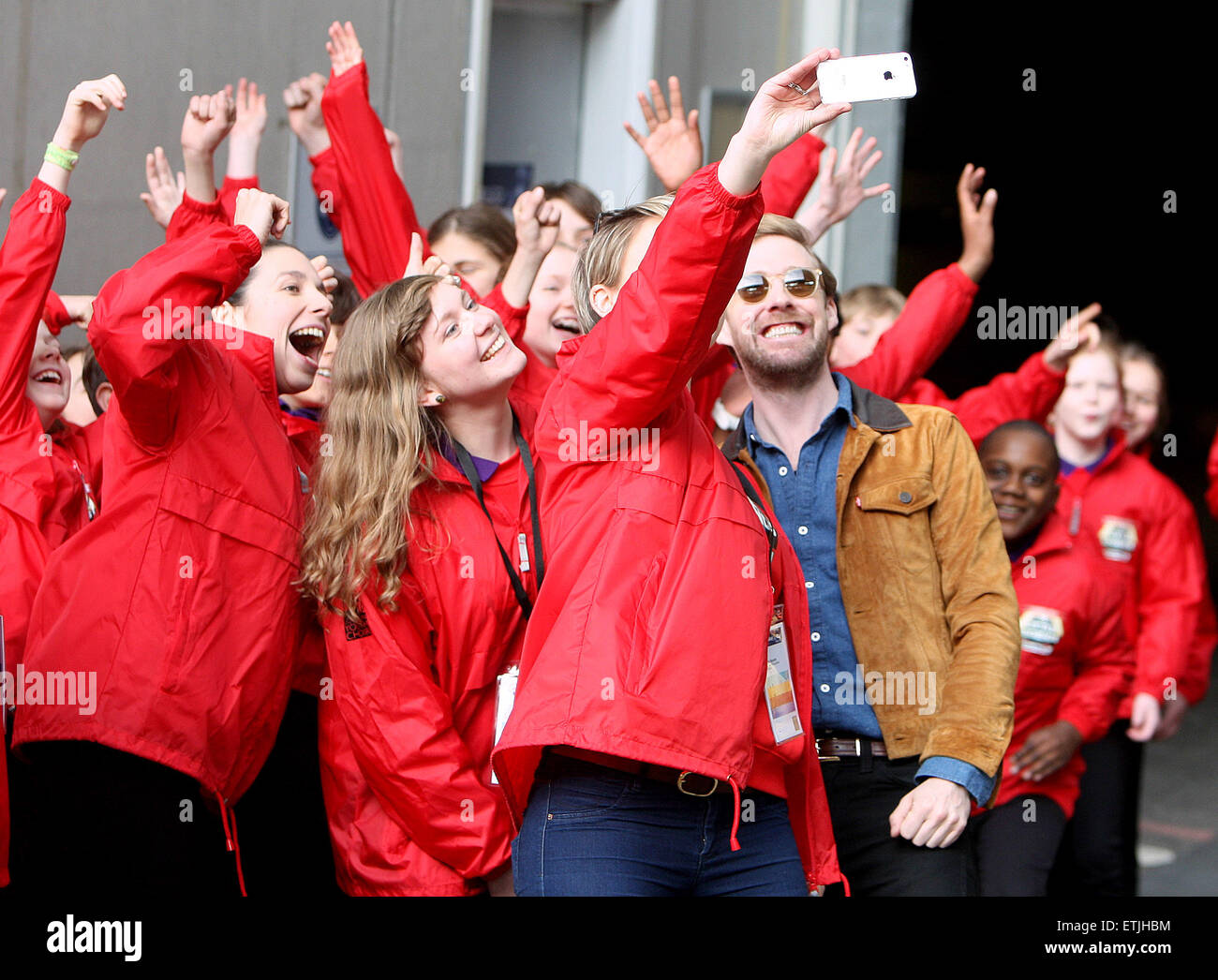 Kaiser Chiefs frontman and The Voice judge Ricky Wilson at Wembley ...