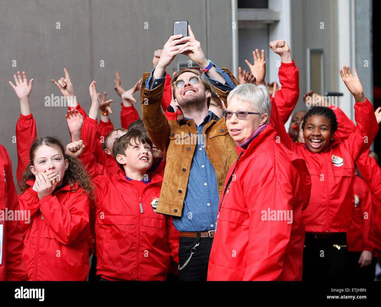 Kaiser Chiefs frontman and The Voice judge Ricky Wilson at Wembley ...