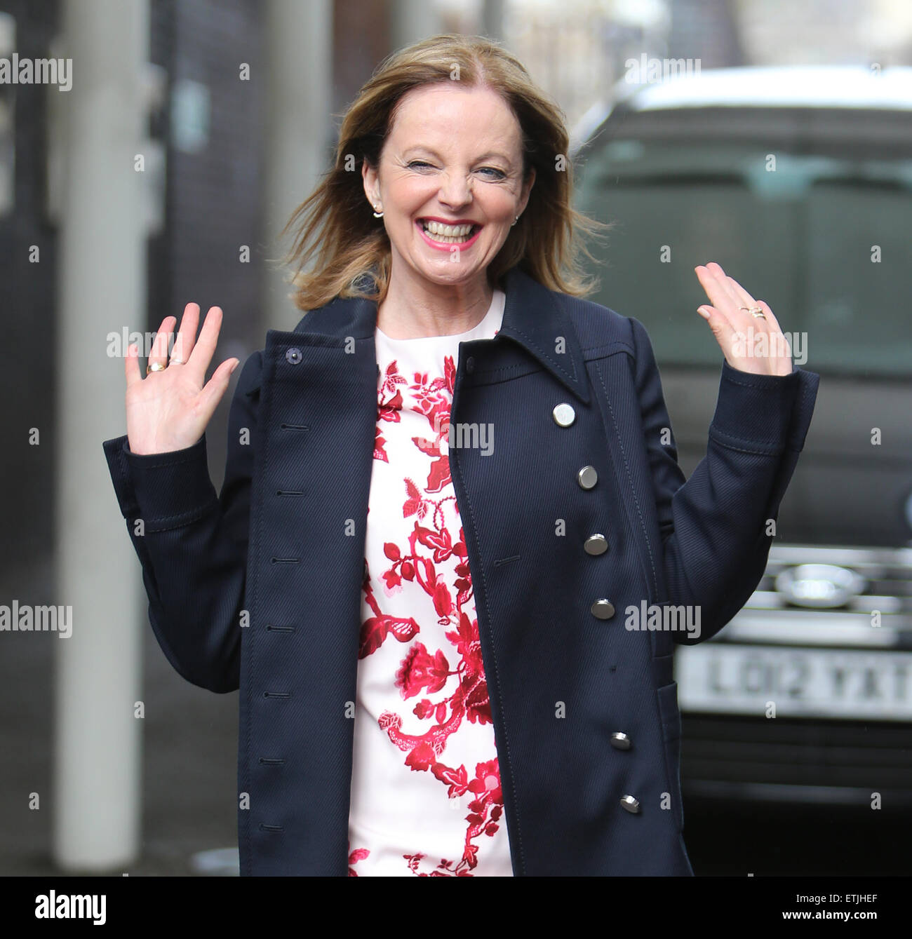 Clare Grogan outside ITV Studios Featuring: Clare Grogan Where: London ...