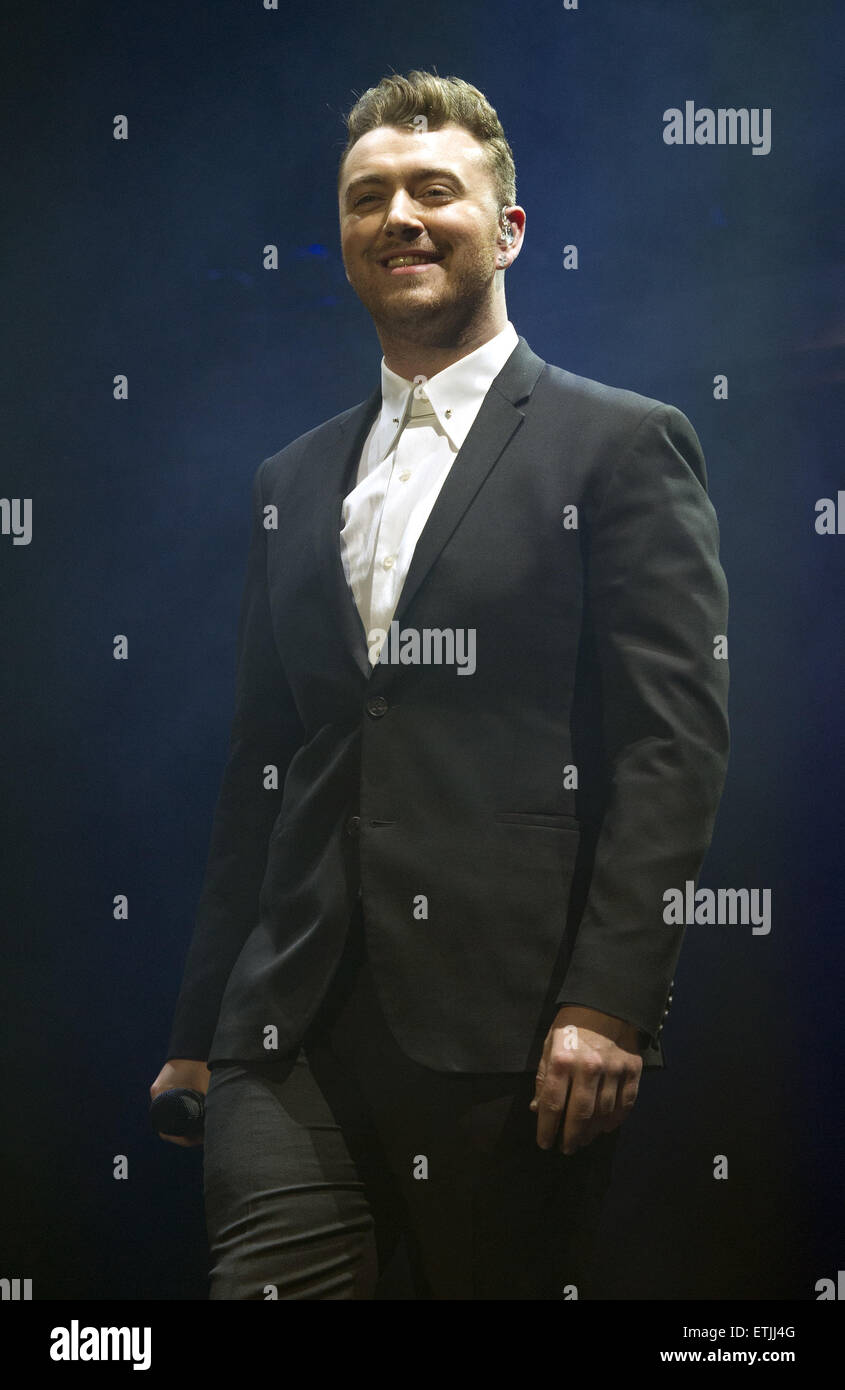 Sam Smith performing at the Heineken Music Hall in Amsterdam Featuring ...