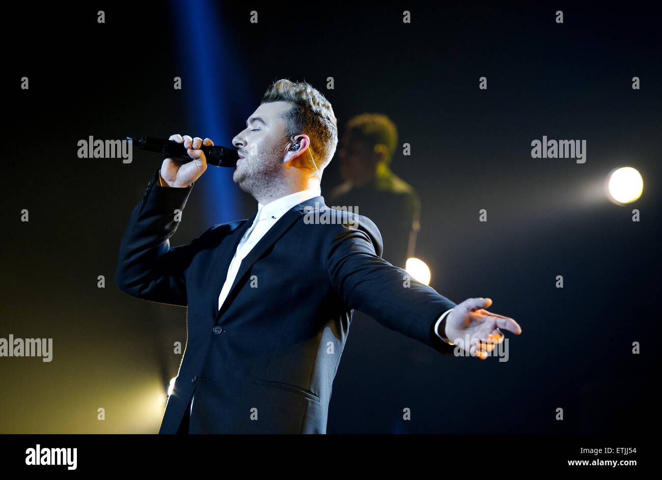 Sam Smith performing at the Heineken Music Hall in Amsterdam Featuring ...