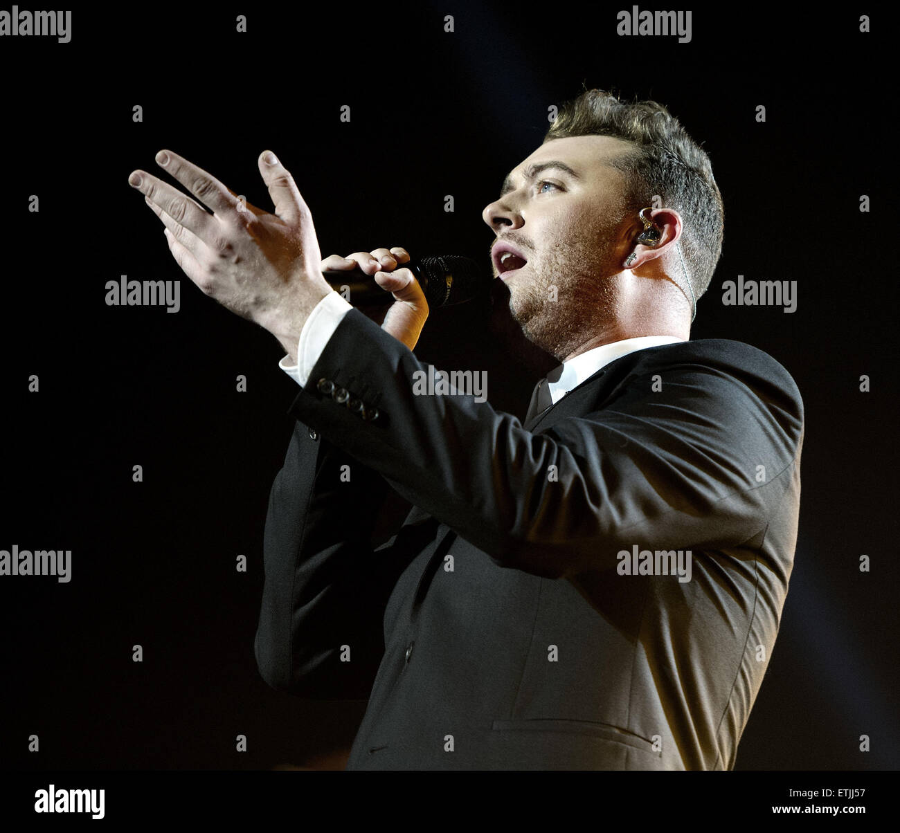 Sam Smith performing at the Heineken Music Hall in Amsterdam Featuring ...