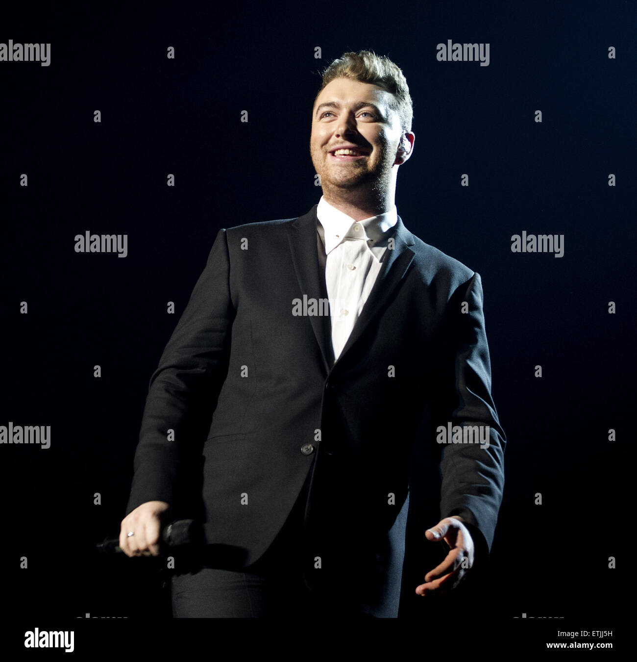 Sam Smith performing at the Heineken Music Hall in Amsterdam Featuring ...