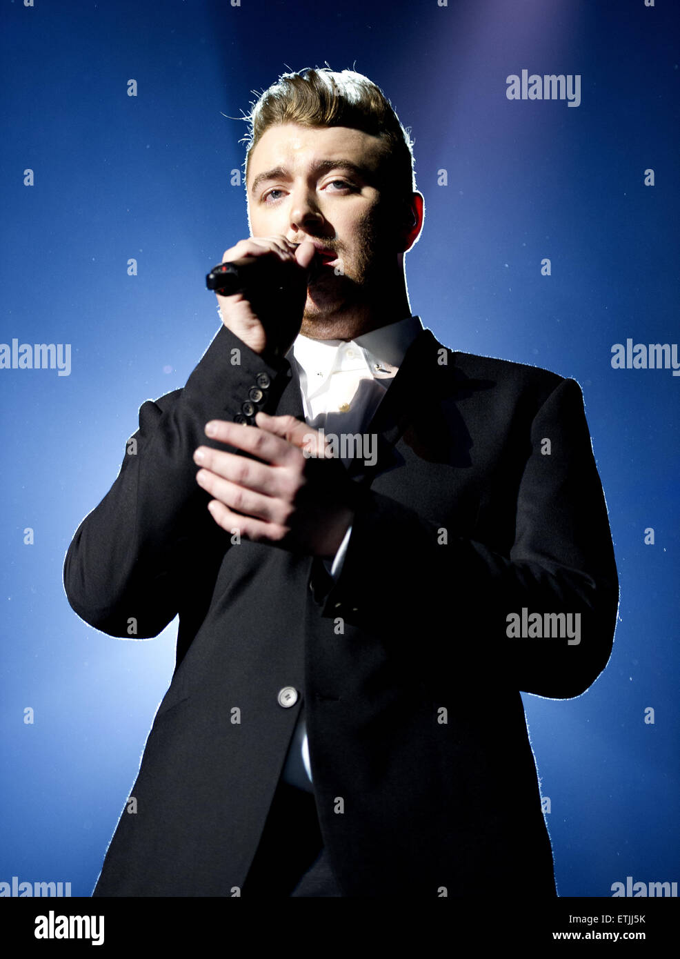 Sam Smith performing at the Heineken Music Hall in Amsterdam Featuring ...