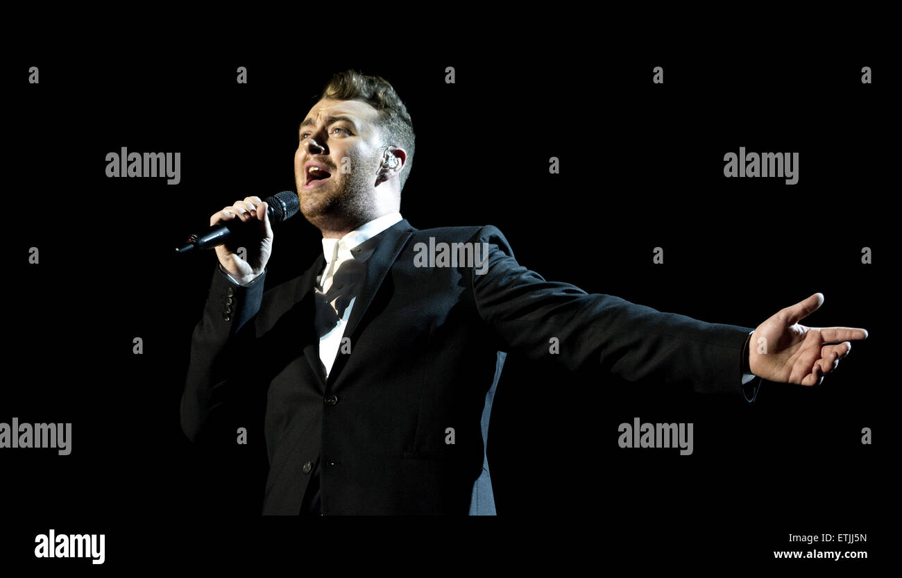 Sam Smith performing at the Heineken Music Hall in Amsterdam Featuring ...