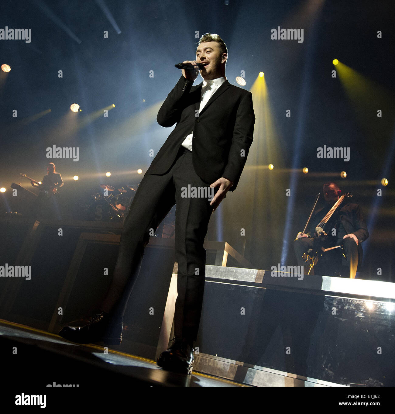 Sam Smith performing at the Heineken Music Hall in Amsterdam Featuring ...