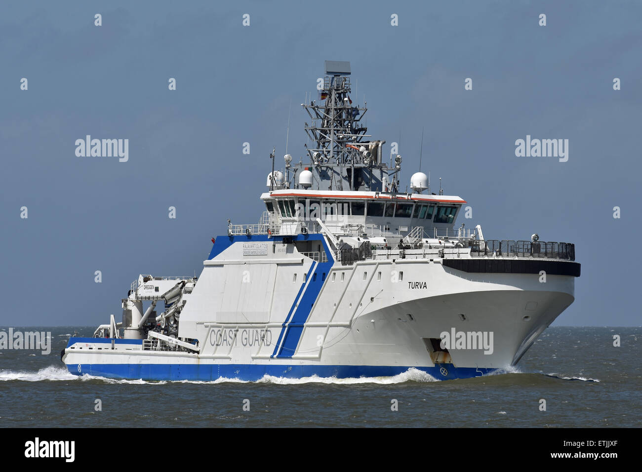finish coast guard vessel Turva Stock Photo - Alamy