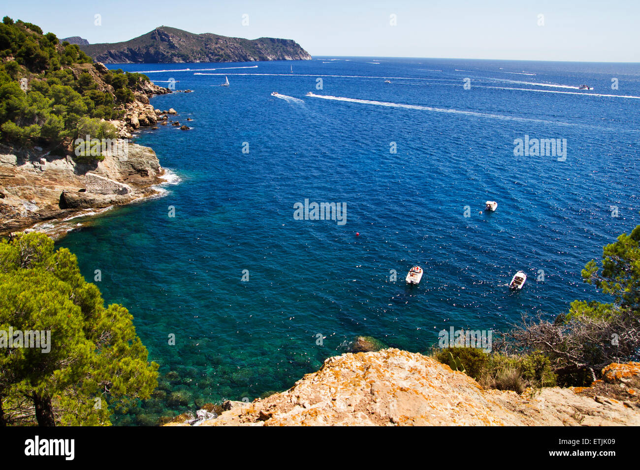 Lledó beach. Roses Stock Photo - Alamy