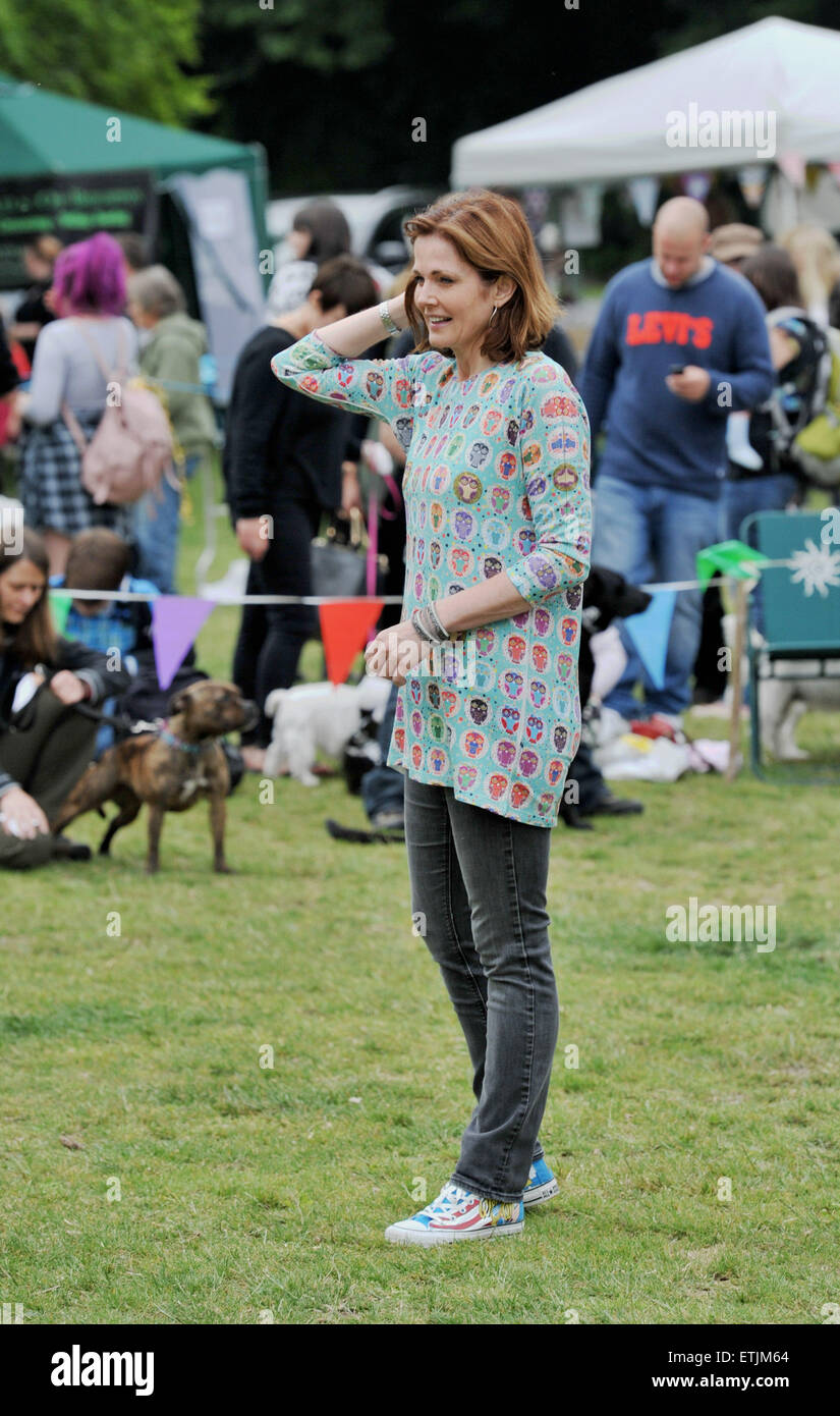 Brighton, UK. 14th June, 2015. Compere former model tv presenter and ...