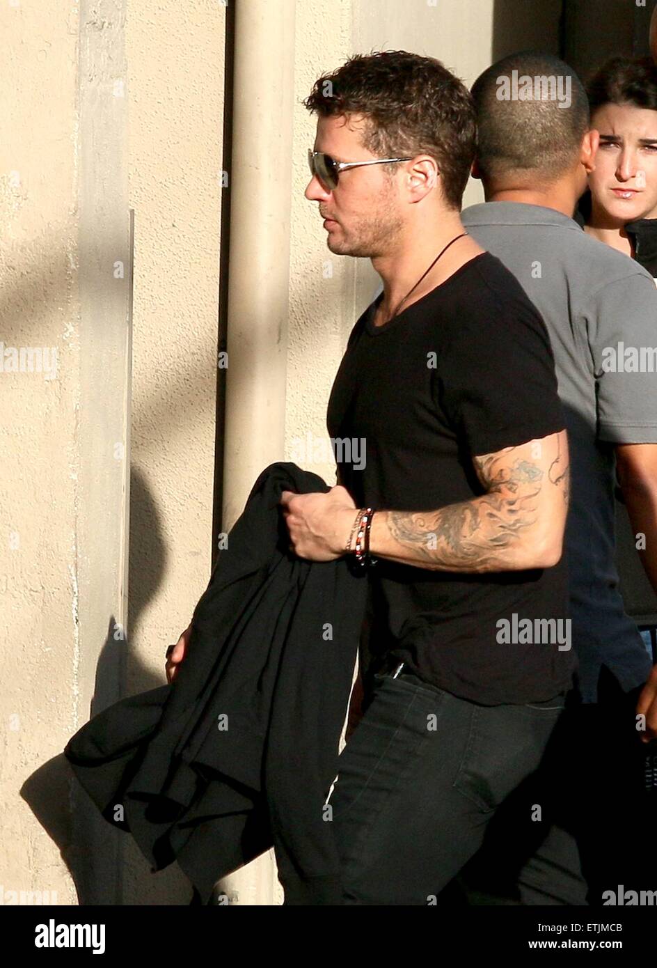 Ryan Phillippe arriving at Jimmy Kimmel Live! in Hollywood Featuring ...