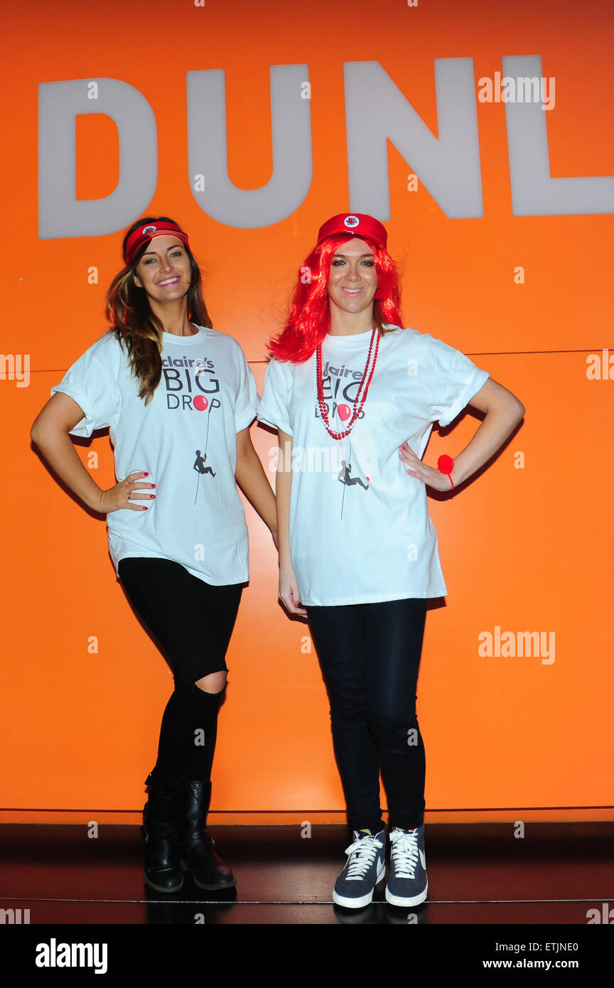 Francesca Newman-Young and Beth Sherburn abseil down Fort Dunlop for ...