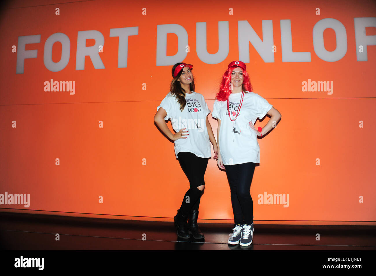 Francesca Newman-Young and Beth Sherburn abseil down Fort Dunlop for ...