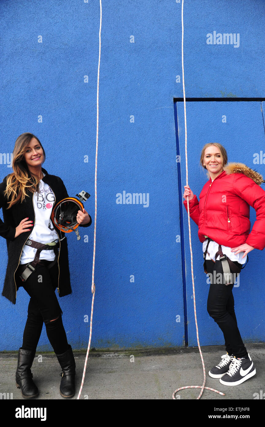 Francesca Newman-Young and Beth Sherburn abseil down Fort Dunlop for ...