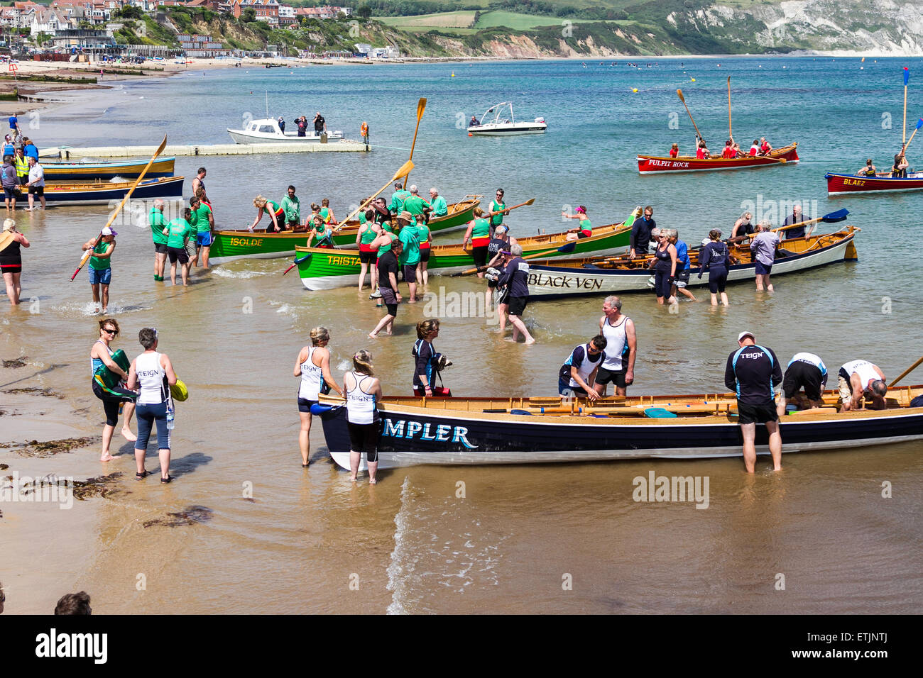 Cornish pilot gig racing hi-res stock photography and images - Alamy
