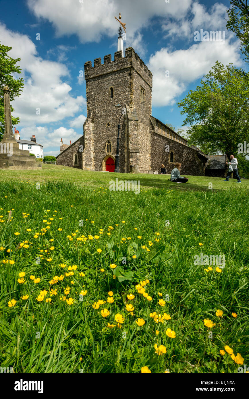 St Nicholas Church, one of Brighton's oldest places of worship Stock ...
