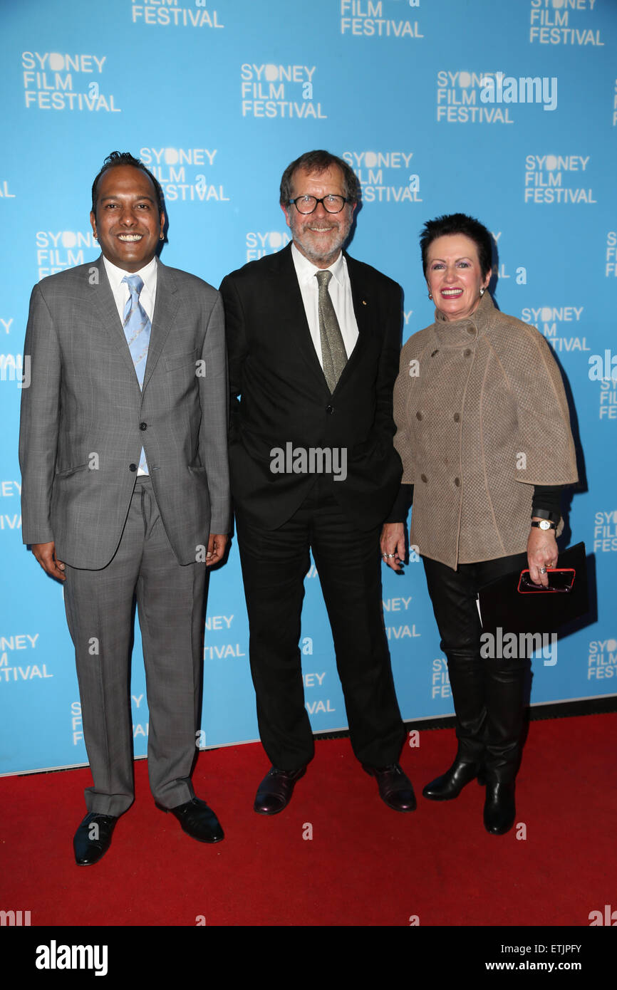 Sydney, Australia. 14 June 2015. Pictured, L-R: SFF Director Nashen ...