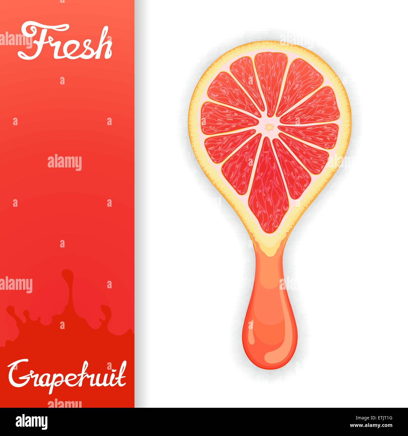 Grapefruit Structure Stock Vector Images - Alamy