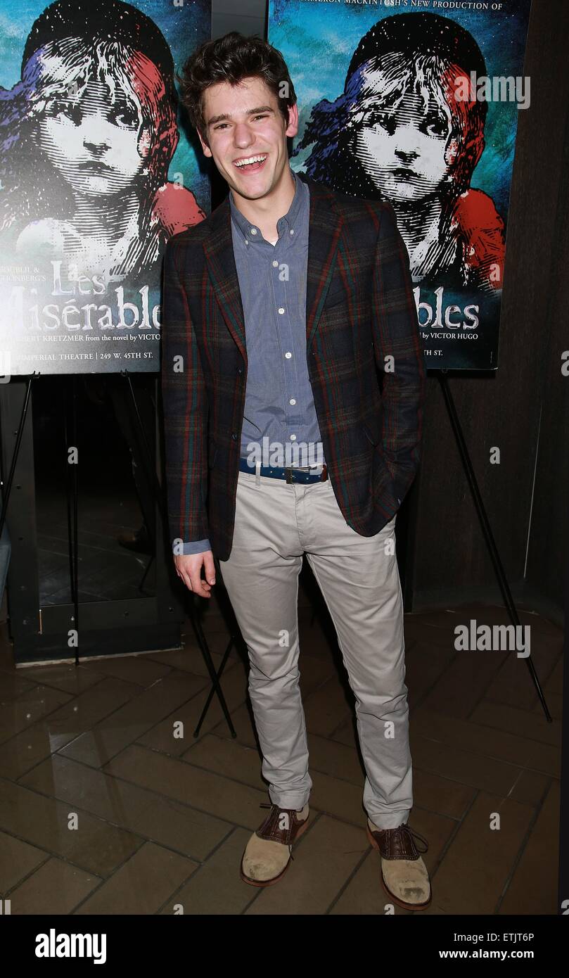 After party celebrating the new Broadway cast of Les Misérables held at ...