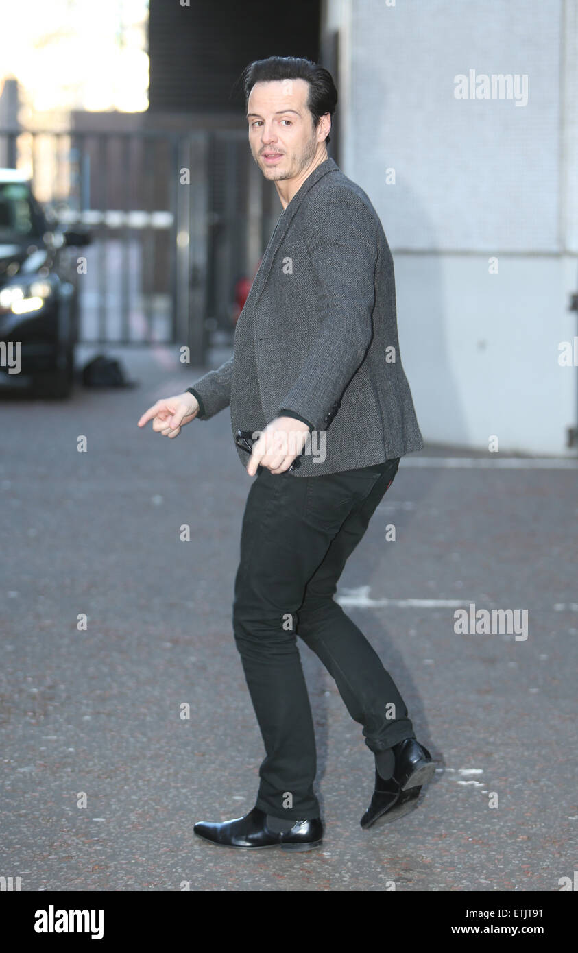 Andrew Scott outside the ITV Studios Featuring: Andrew Scott Where ...