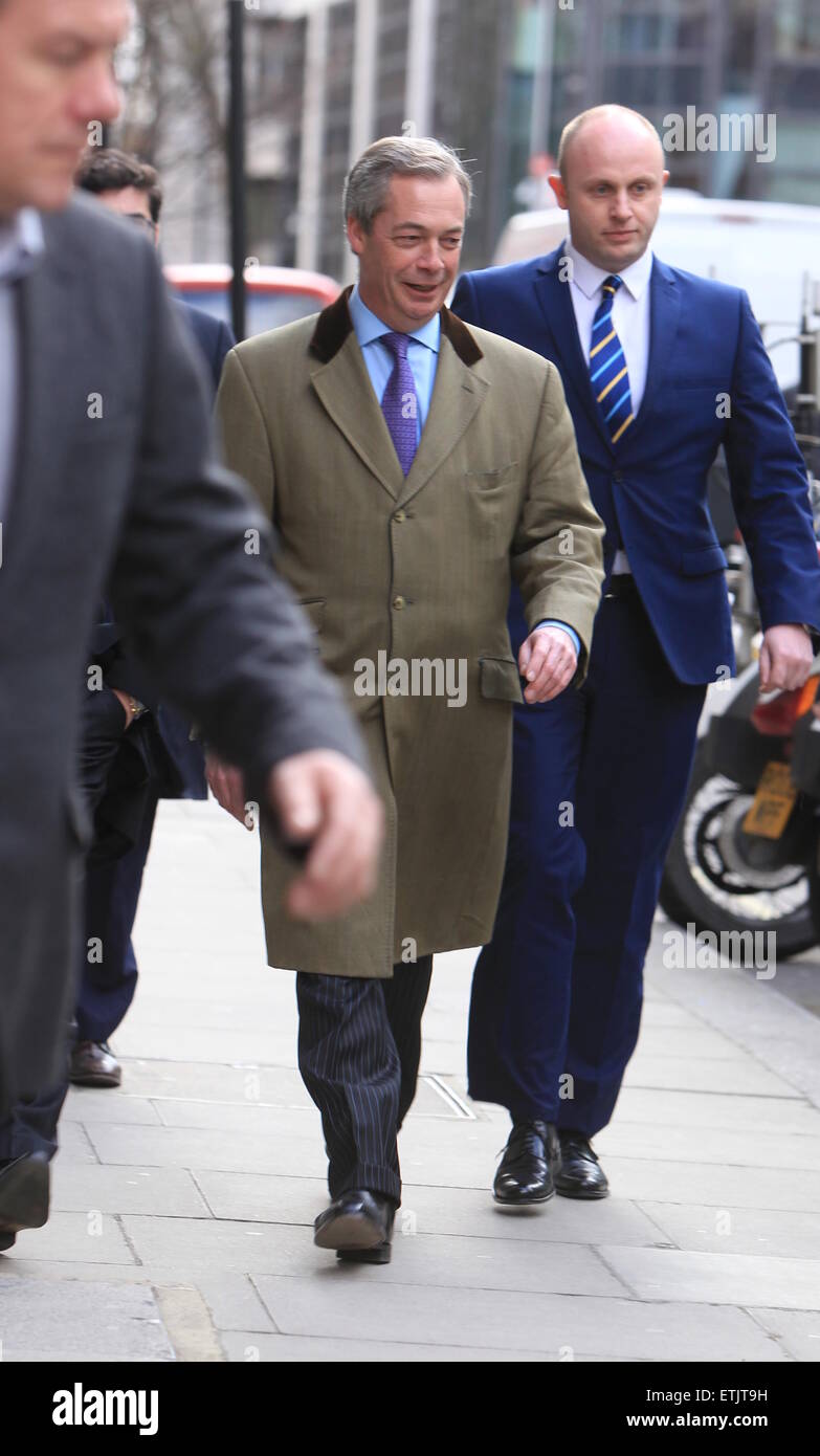 UKIP Immigration Speech in London Featuring: UKIP Leader Nigel Farage ...