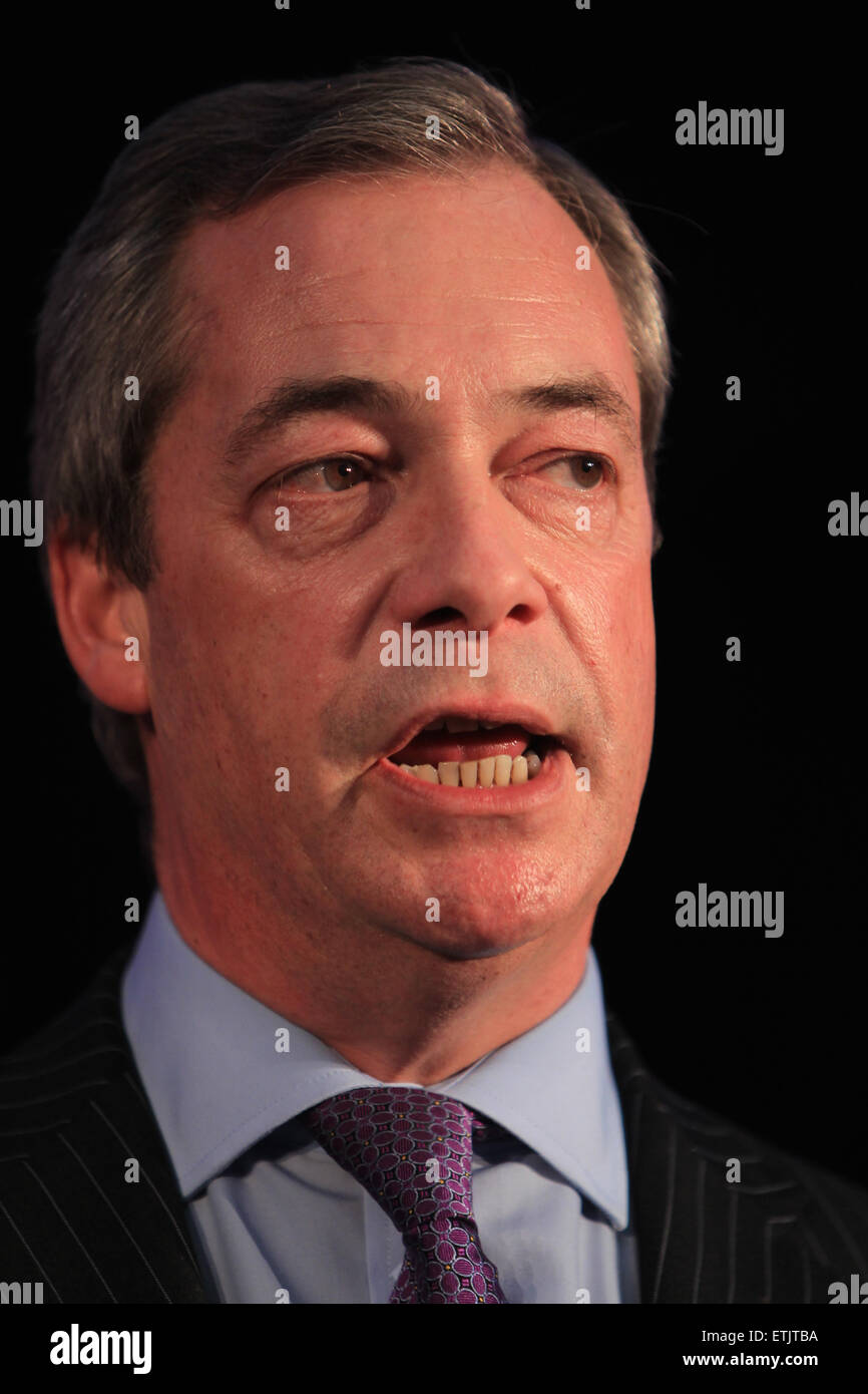 UKIP Immigration Speech in London Featuring: Nigel Farage Where: London ...